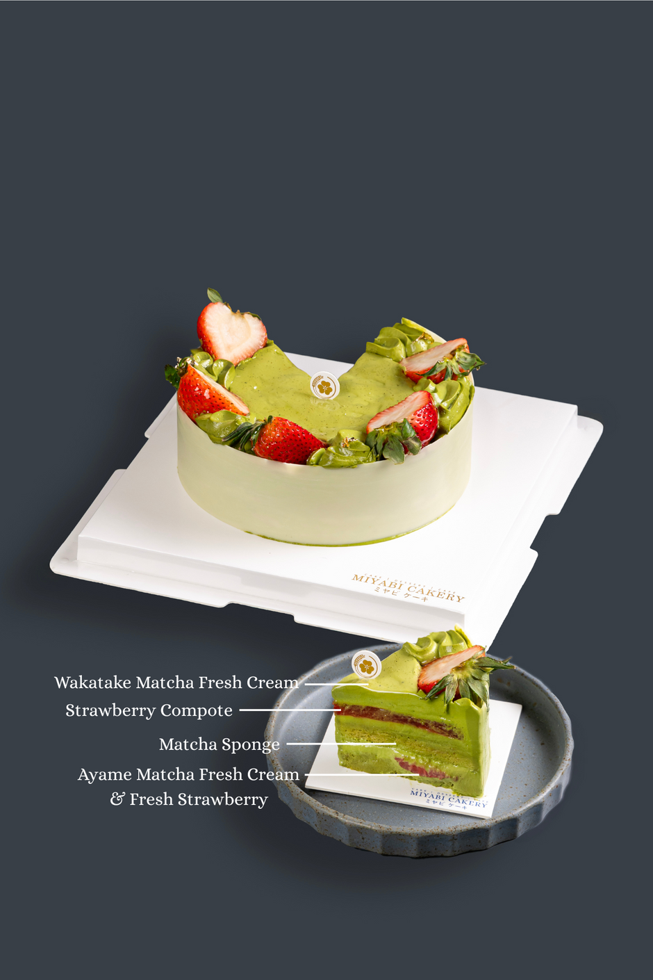 Japanese Strawberry & Mango Shortcake Delivery KL – Miyabi Cakery ...